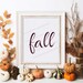 Cursive Fall Wording Clip Art Design Instant Digital Download Svg, Jpg ...