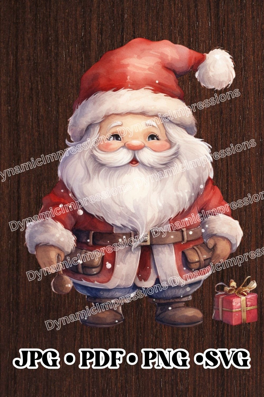 Enchanting Santa's Whimsy - Cute Santa Clipart - High-quality Christmas ...
