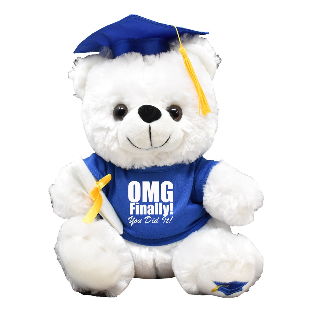 OMG Finally You Did It 2023 Graduation Gift Teddy Bear Plush Graduate ...