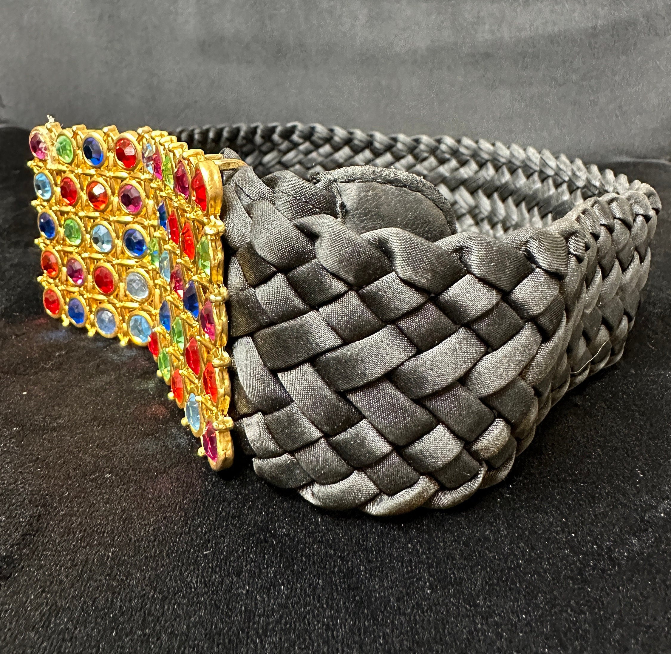 Vintage Rainbow Gemstone Belt - Etsy