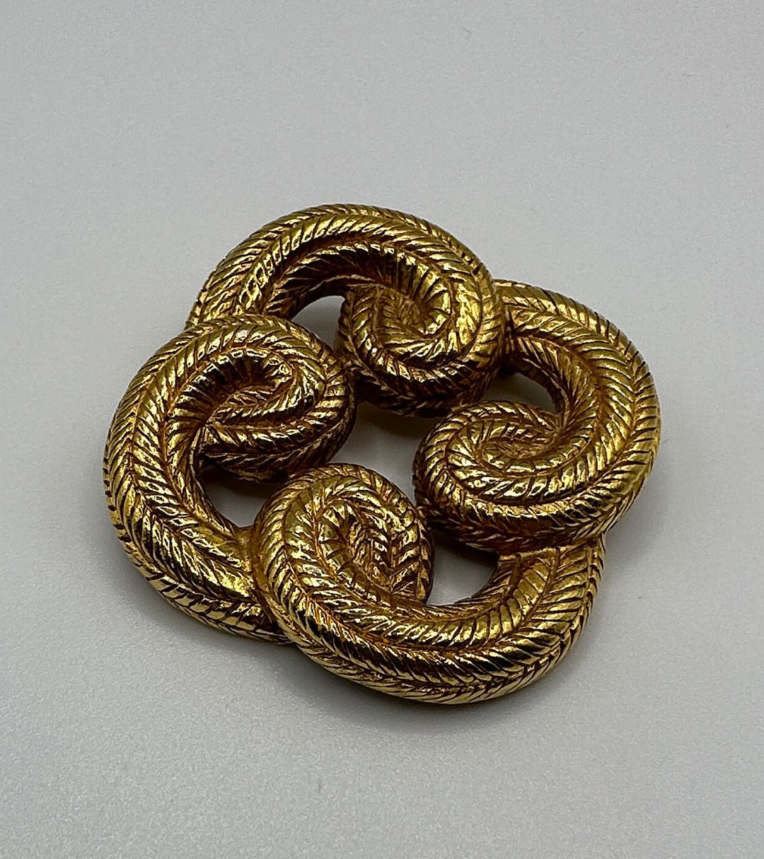 Vintage Carolee Gold Tone Brooch - Etsy