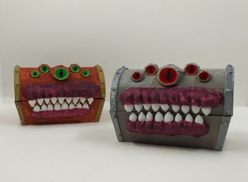 Mimic Chest STL File DIGITAL DOWNLOAD 3D Printable - Etsy