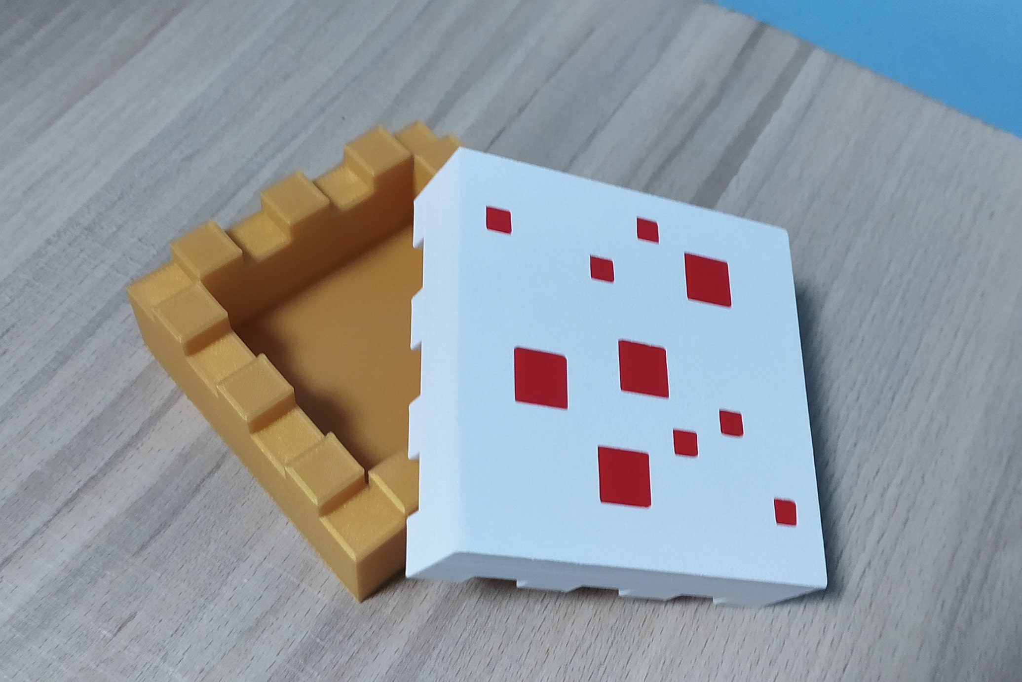 Cake From Minecraft Cake Box Cake Storage Cake Trinket - Etsy