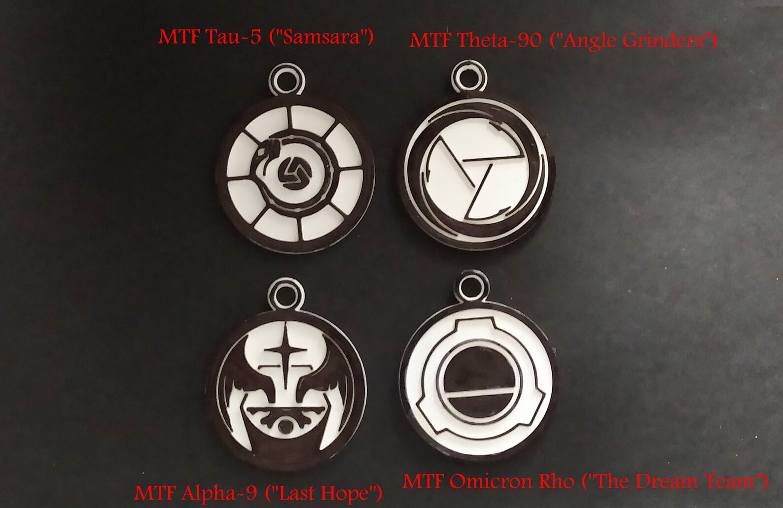 Keychain SCP Foundation Series 1 MTF and GOI Logos 23 Designs - Etsy