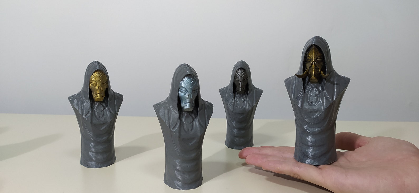 Dragon Priests Busts From Skyrim Hand Painted 3D Printed - Etsy