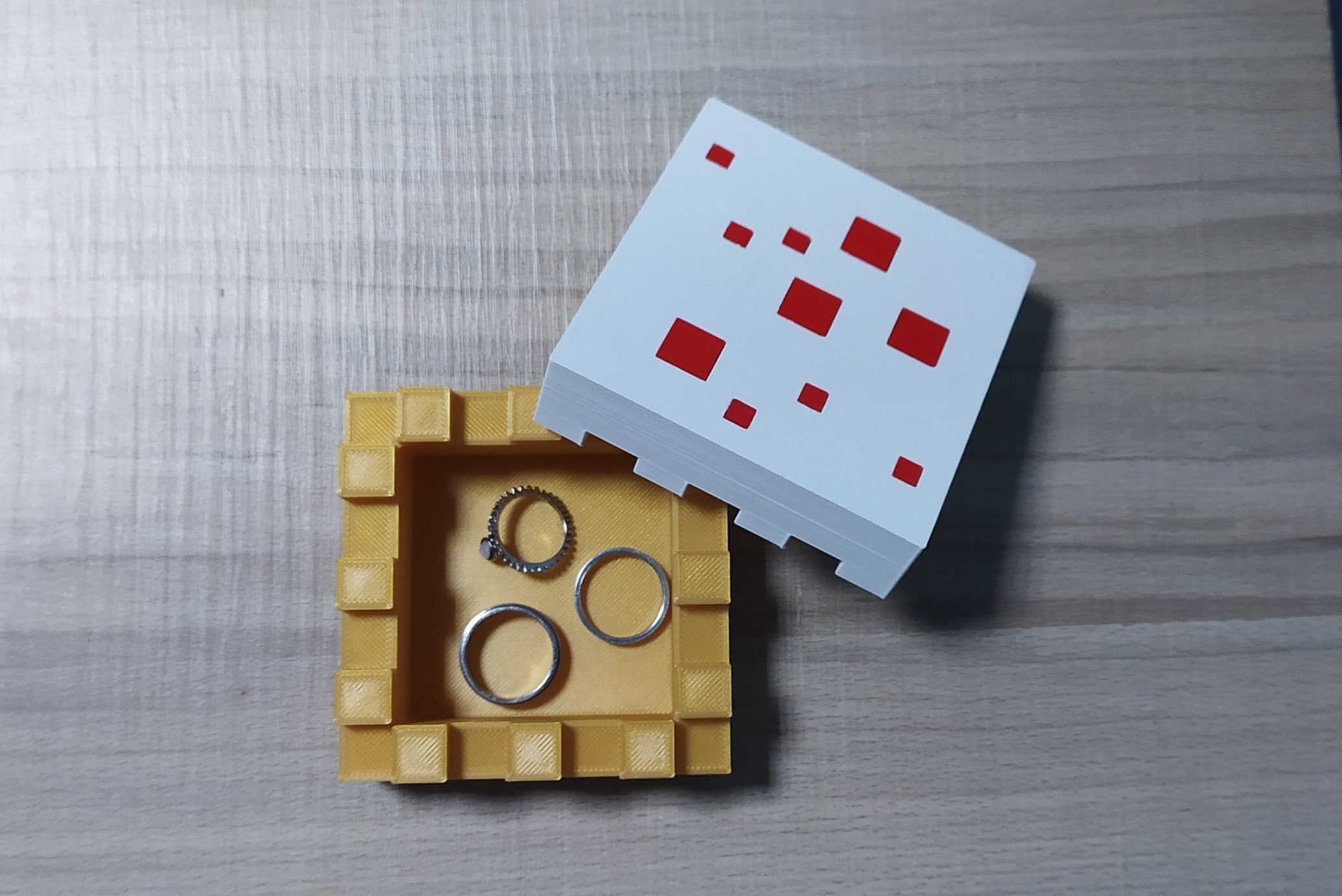 Cake From Minecraft Cake Box Cake Storage Cake Trinket - Etsy