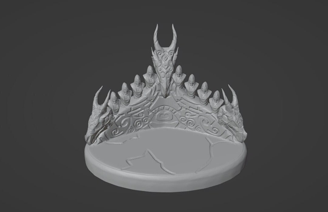 Dragon Priest Altar Stls | Shrine | Bromjunaar Sanctuary 3D Model ...