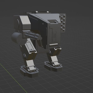 Helldivers EXO-45 Patriot Exosuit STL | Helldivers Mech 3D Model ...