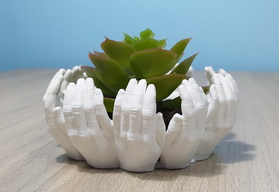 Hands Planter Palms Planter With Intergraded Drainage Holes | Etsy