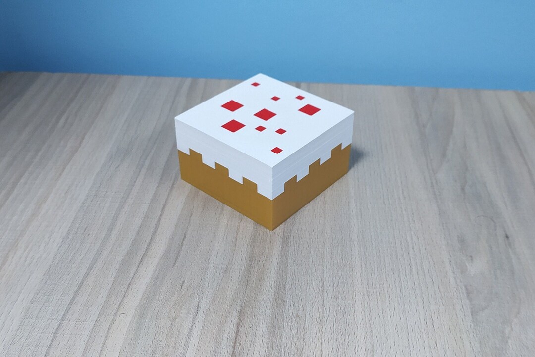 Cake From Minecraft | Cake Box | Cake Storage | Cake Trinket Box | 3D ...
