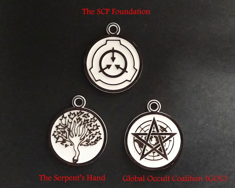 Keychain SCP Foundation Series 1 MTF and GOI Logos 23 Designs - Etsy UK