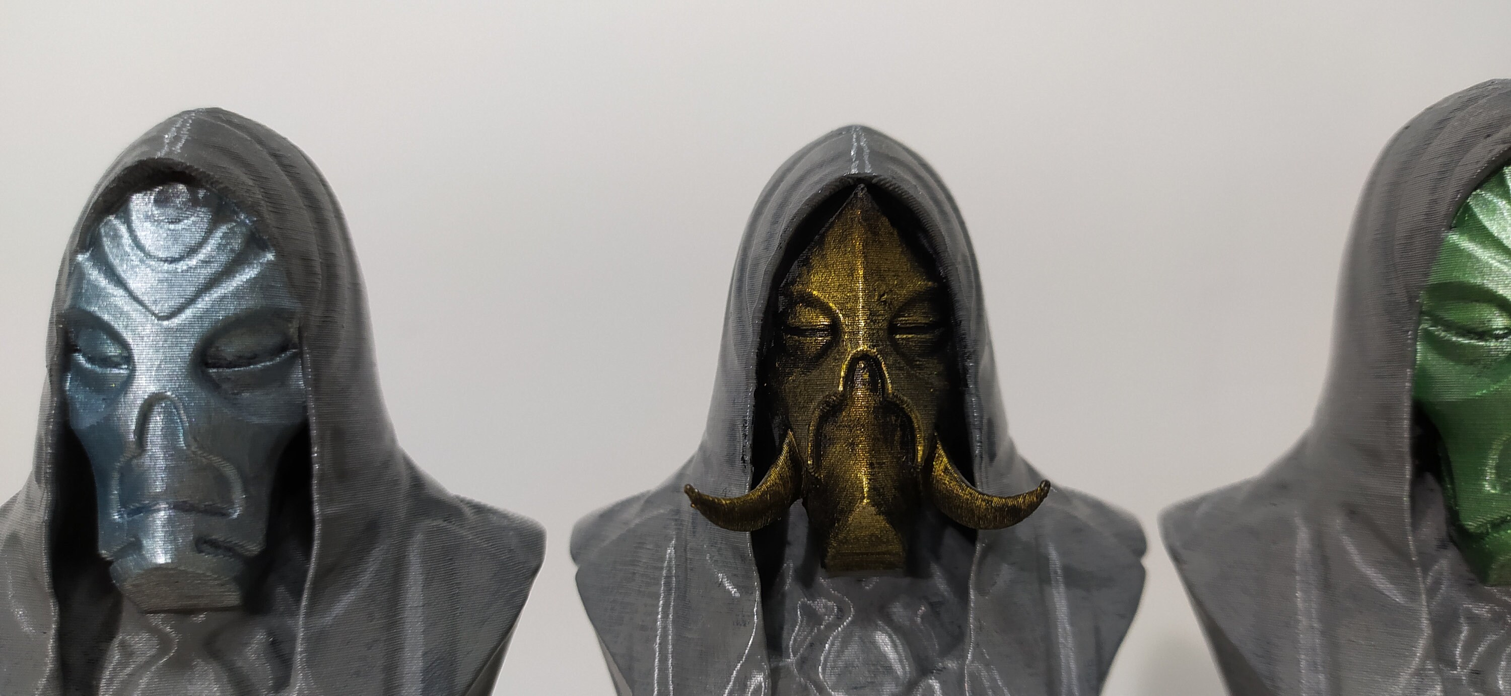 Dragon Priests Busts From Skyrim Hand Painted 3D Printed - Etsy