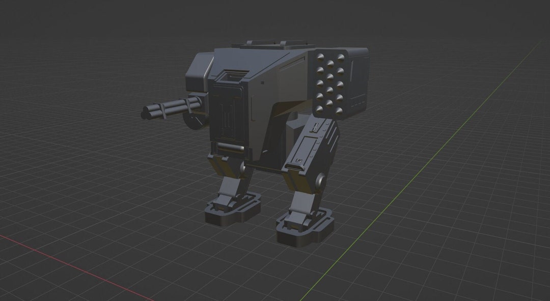 Helldivers EXO-45 Patriot Exosuit STL | Helldivers Mech 3D Model ...