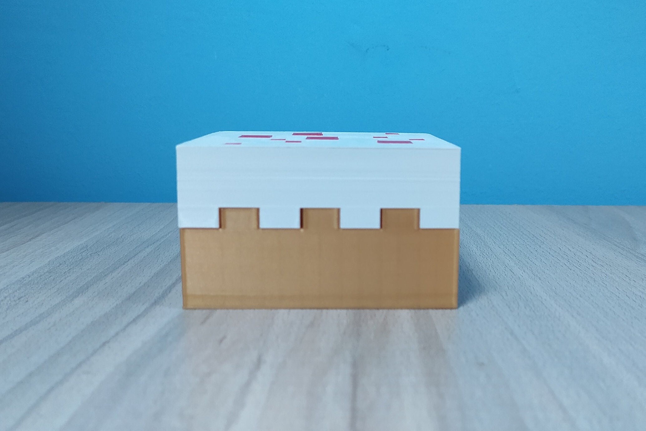 Cake From Minecraft Cake Box Cake Storage Cake Trinket - Etsy