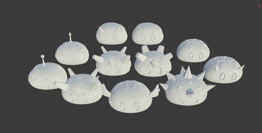 Elemental Slimes Stls Pack | DIGITAL DOWNLOAD | 11 Variations ...