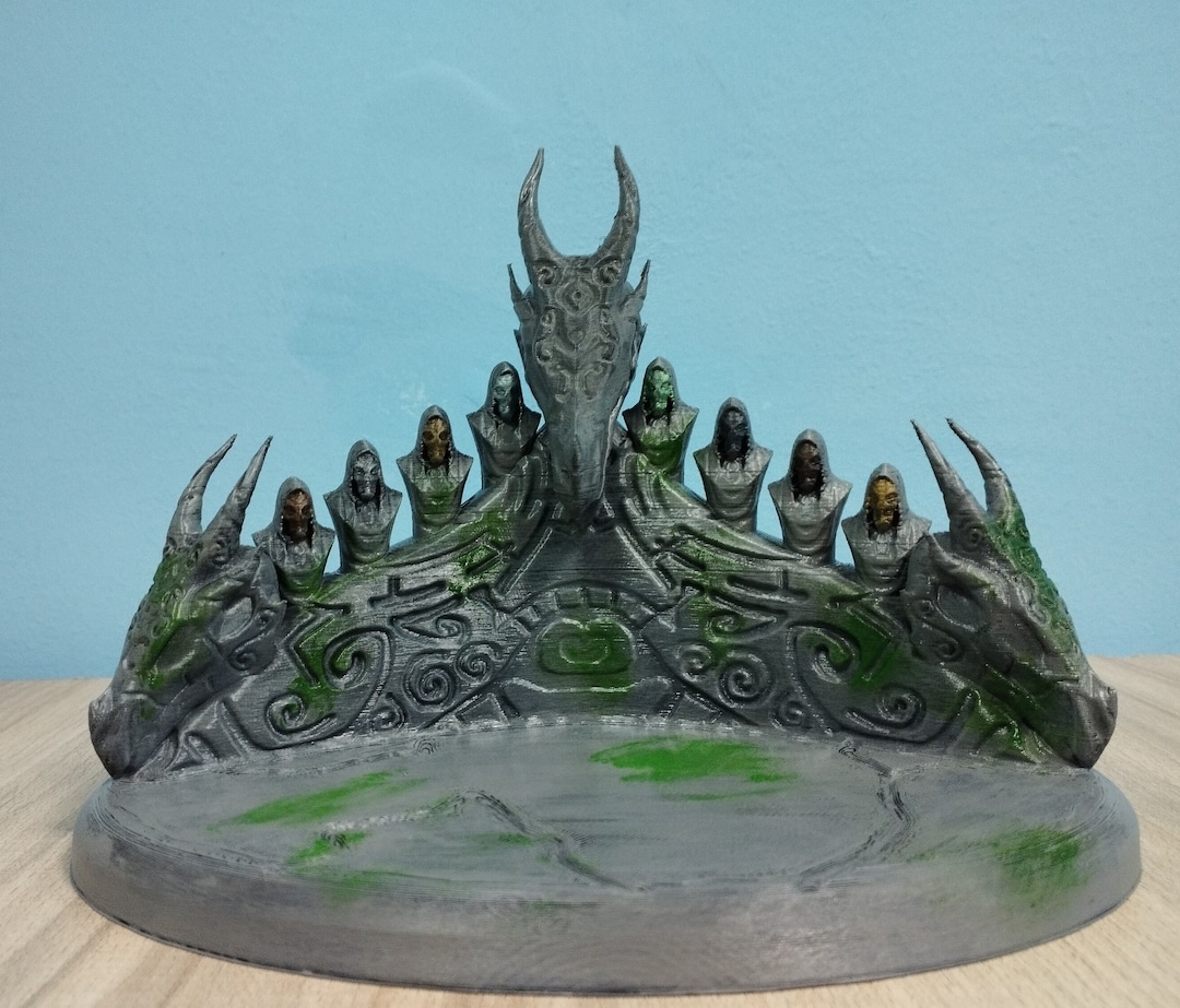 Dragon Priest Altar | Shrine | Bromjunaar Sanctuary | Skyrim Figurine ...