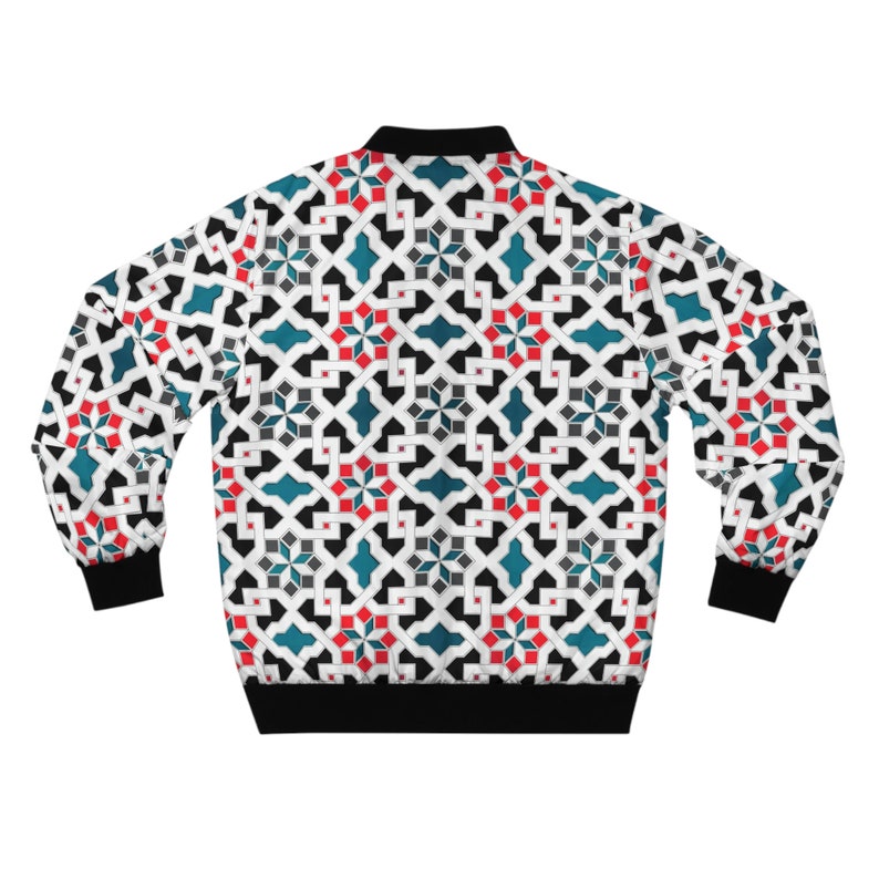 Oriental Pattern, Seamless Bomber Jacket - Morocco Design Unisex - Etsy