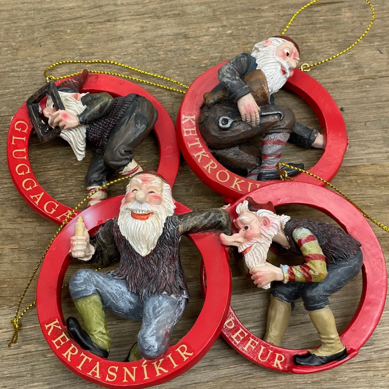 Icelandic Yule Lads Christmas Ornament Icelandic Santa - Etsy