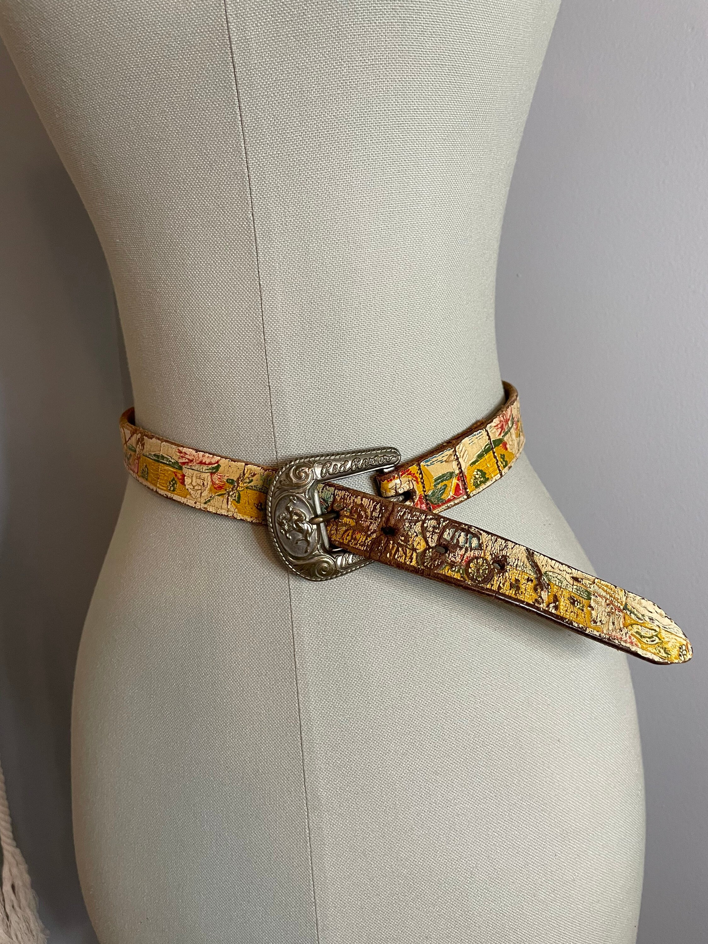 Vintage Red Ryder Belt - Etsy