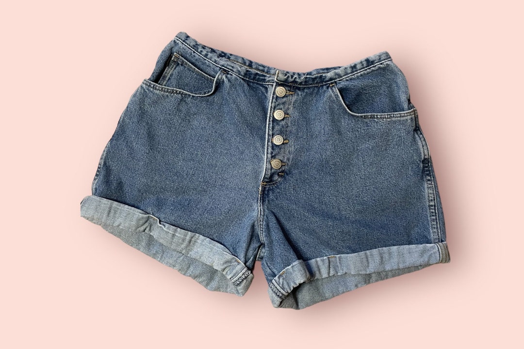 Vintage 80s Jean Shorts - Etsy