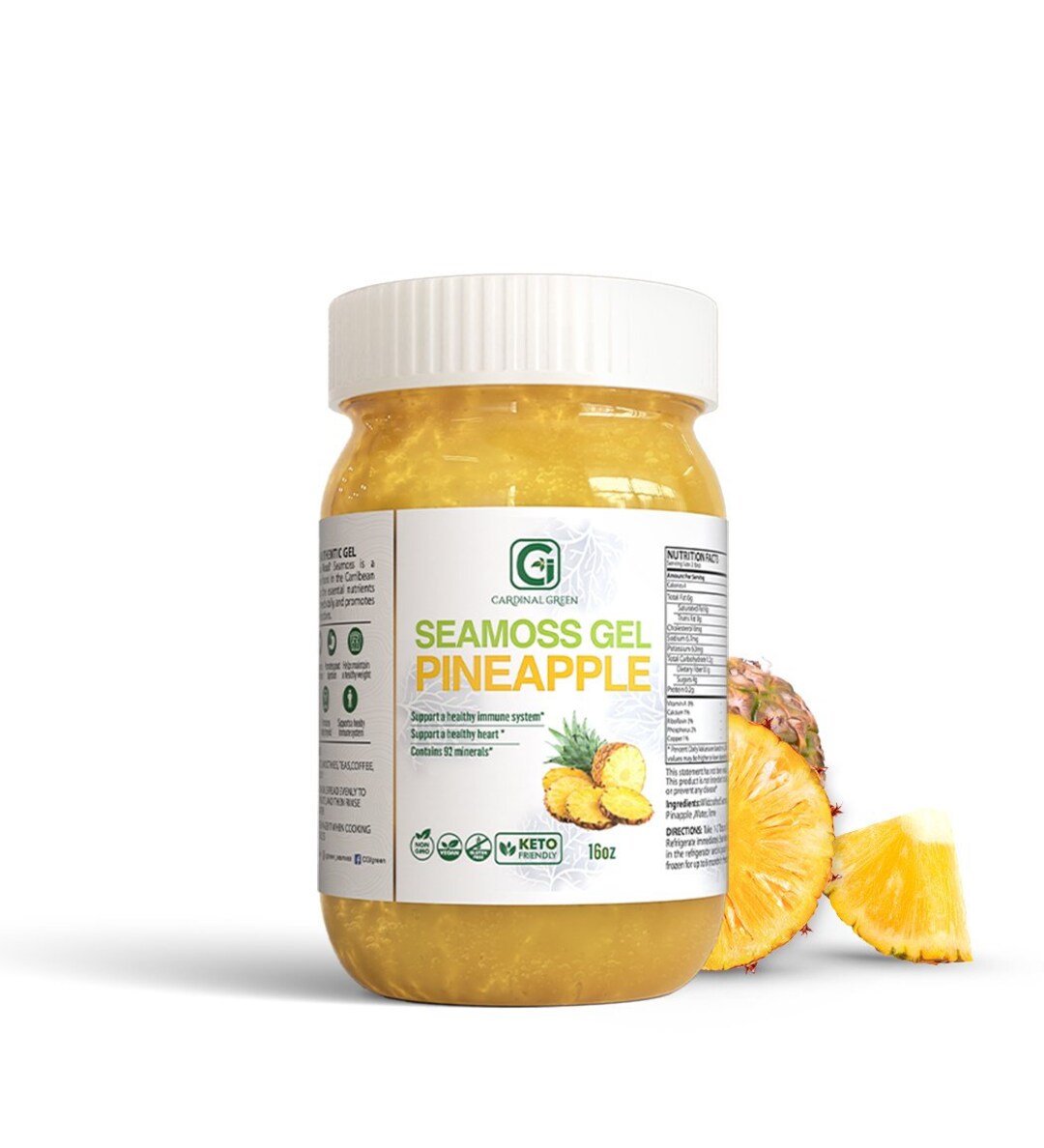 Pineapple Sea Moss Gel Flavored Sea Moss Gel - Etsy