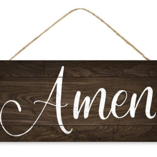 Amen Sign - Etsy