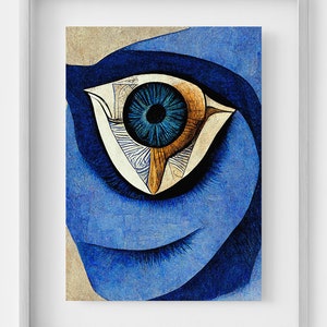 Eyeball Anatomy Picasso Art, Ophthalmology Print,ophthalmology Gifts ...