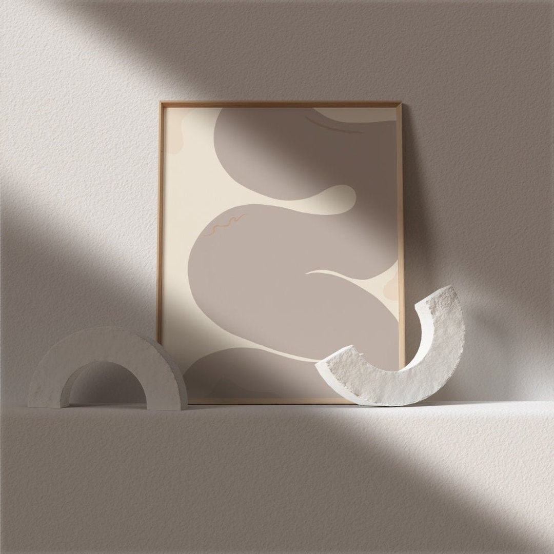 Small Intestines Anatomy Art Print-abstract Minimal Modern Boho ...