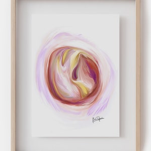 Abstract Eardrum Art Print - Ear Anatomy-audiology Art-ent Art ...