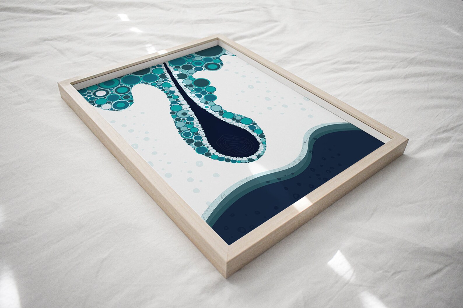 Skin Anatomy Art Dermatologist Gift hair Follicule Art Dermatology Art ...