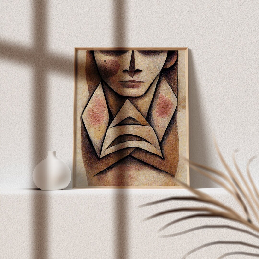 Dermatology Skin Picasso Art, Esthetician Gift,dermatology Wall Art ...