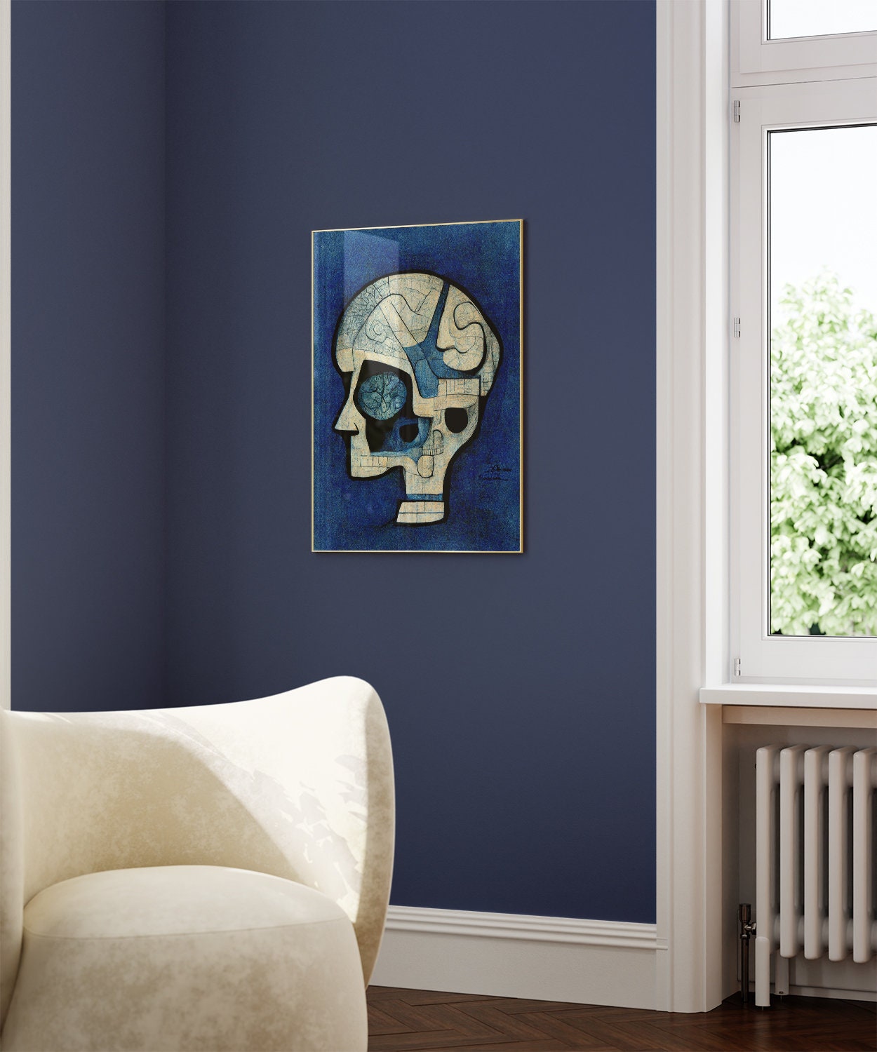 Brain Anatomy Picasso Art Brain Abstract Art Minimalist - Etsy