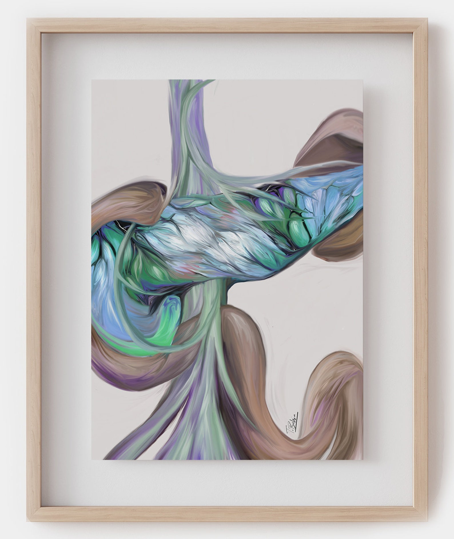 Pancreas Abstract Art-pancreas Anatomy-endocrinology Art - Etsy