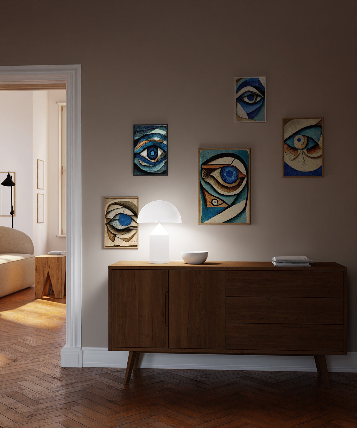 Iris Anatomy Picasso Art,eyeball Art,eye Surgery Art, Eye Doctor Gift ...