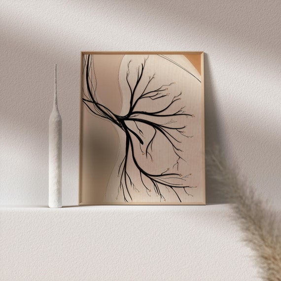 Lungs Minimalist Art Print Lungs Modern Art-pulmonology - Etsy