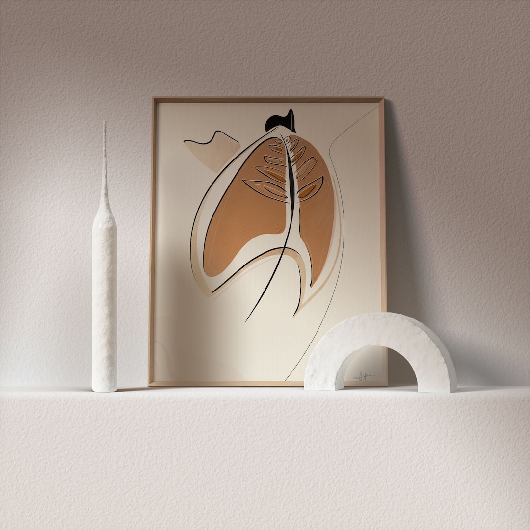 Thorax Anatomy Art- Thorax Modern Art Print- Cardiovascular Art Art ...