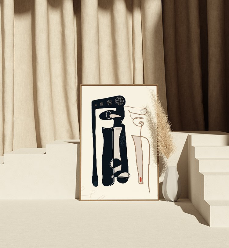 Brain Psychology Art Print-abstract Psychiatry Art-boho Modern - Etsy