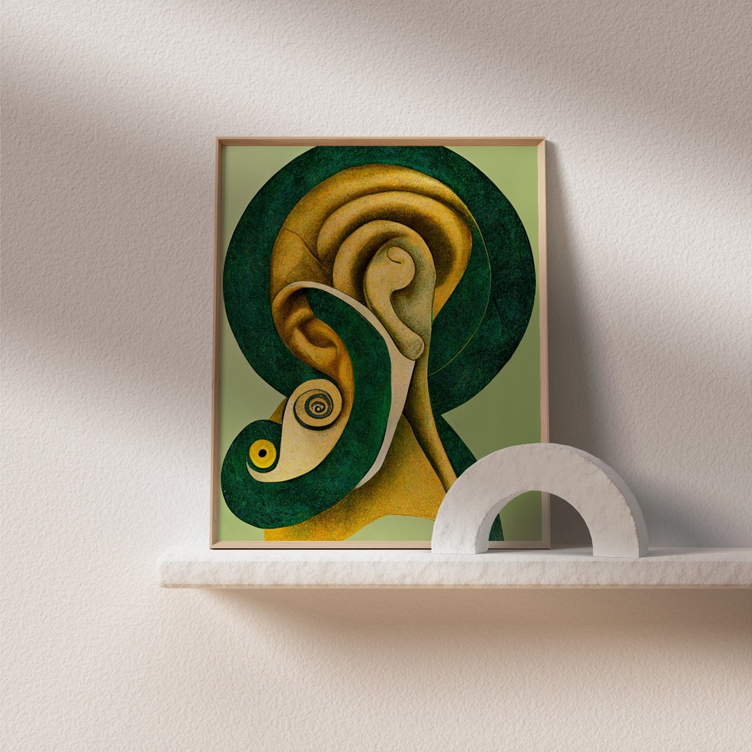 Cochlea Anatomy Picasso Art,audiology Art, Otlorangyolgoy Art,audiology ...