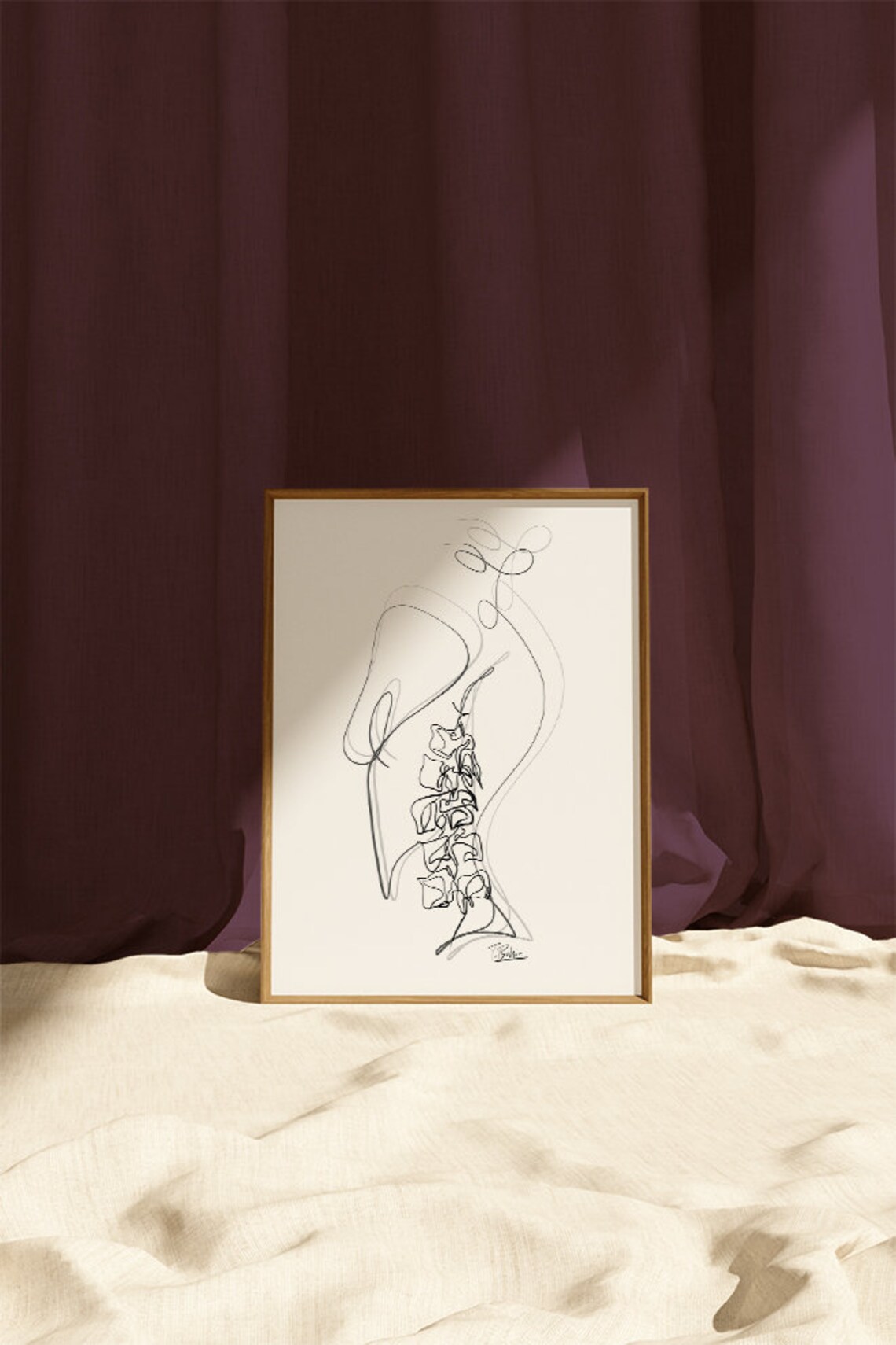 Spine Printable Line Art-orthopedist Gift-chiropractic - Etsy