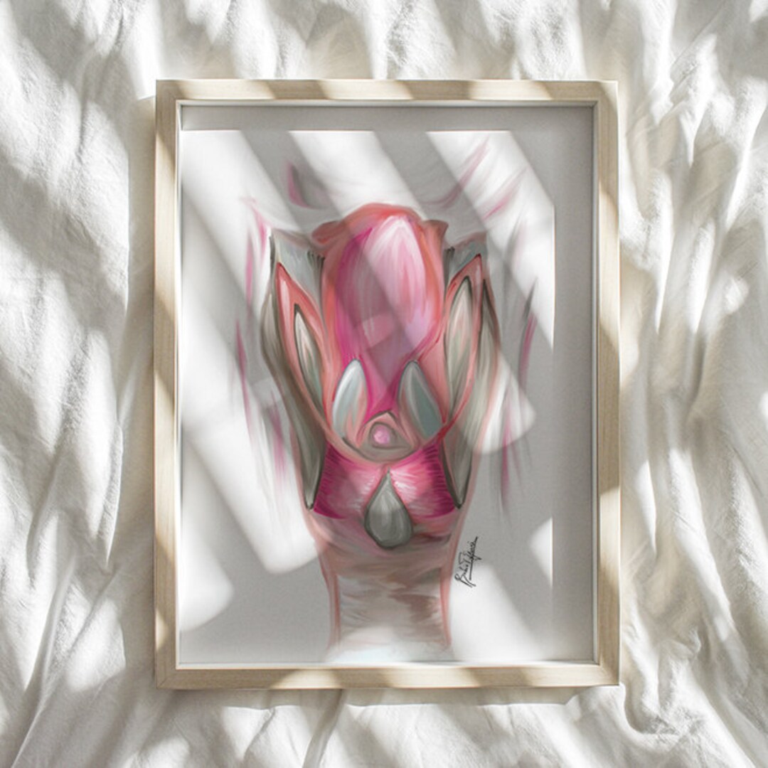 Abstract Larynx Art Print-larynx Anatomy Art-laryngology Art - ENT ...
