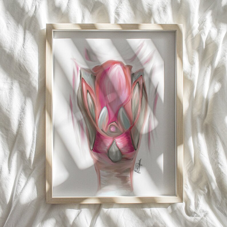 Abstract Larynx Art Print-larynx Anatomy Art-laryngology Art - Etsy
