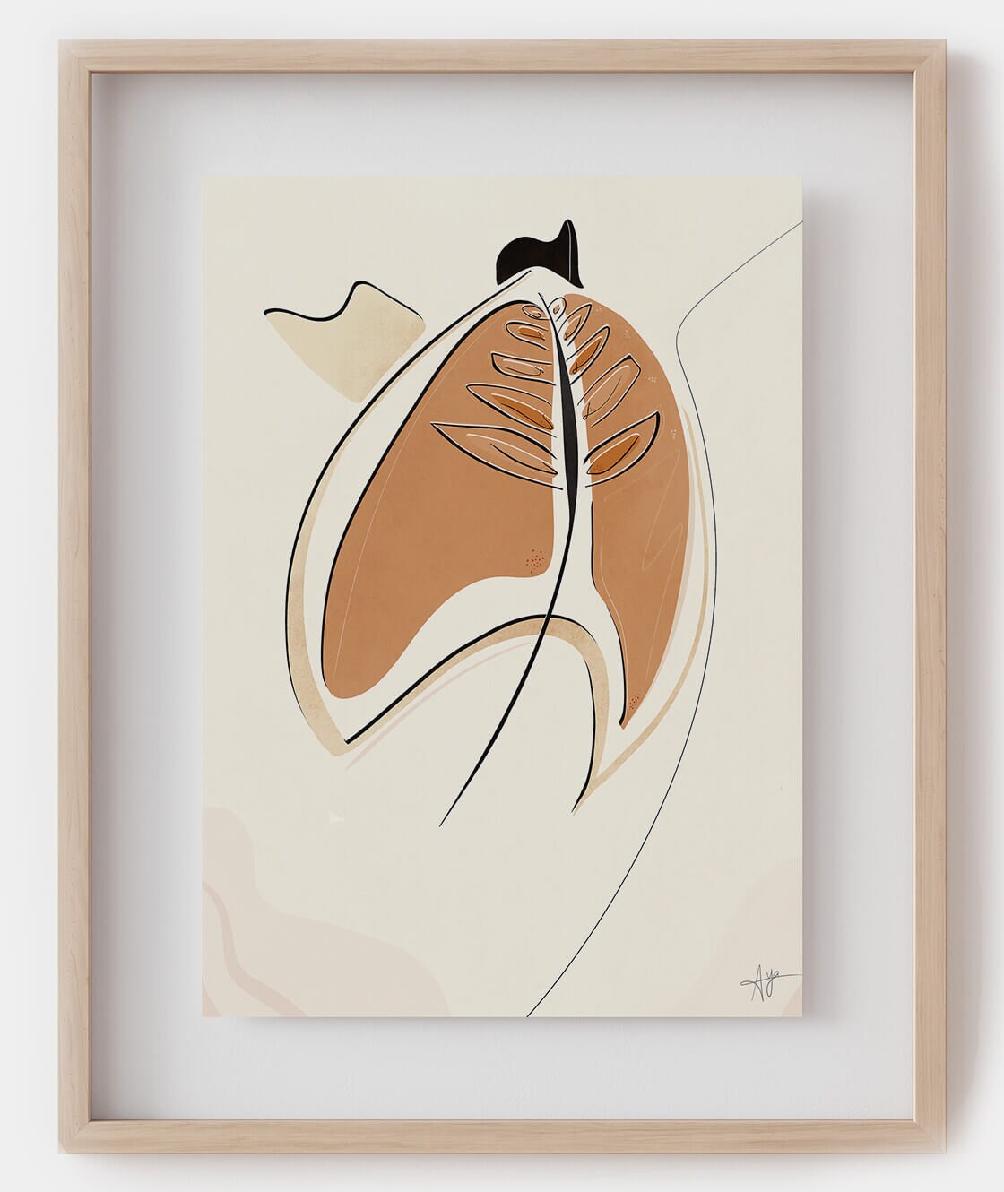 Thorax Anatomy Art Thorax Modern Art Print Cardiovascular - Etsy