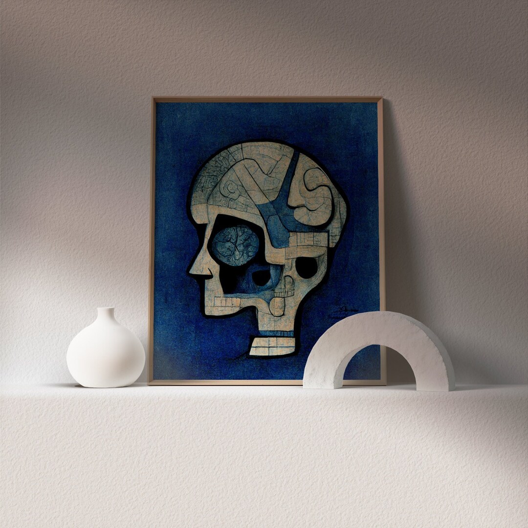 Brain Anatomy Picasso Art, Brain Abstract Art, Minimalist Brain,brain ...
