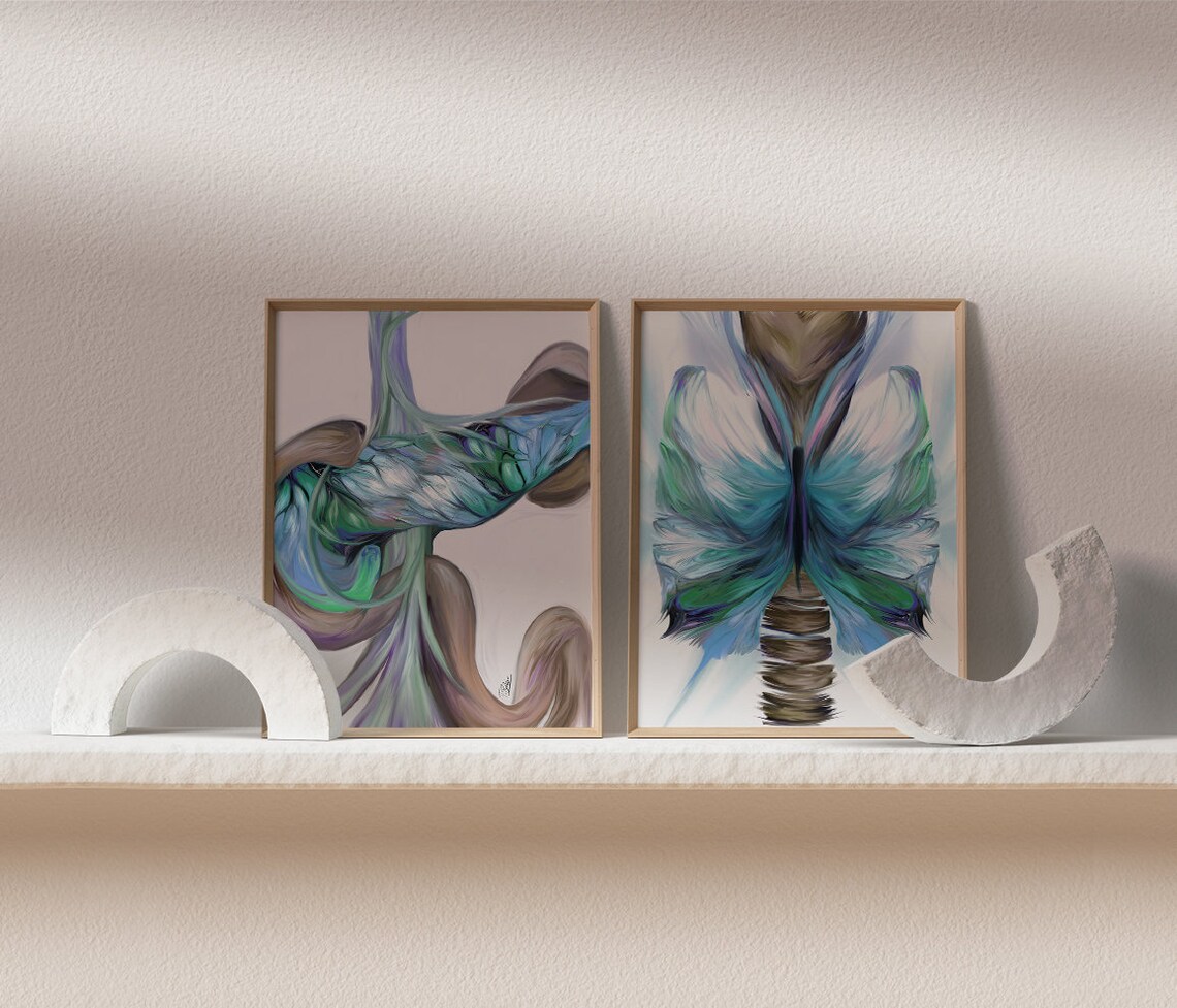 Pancreas Abstract Art-pancreas Anatomy-endocrinology Art - Etsy