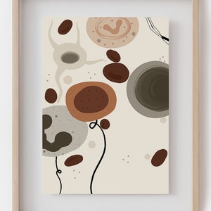 Blood Cells Boho Art-blood Cell Art, Hematology Art, Medical Laboratory ...