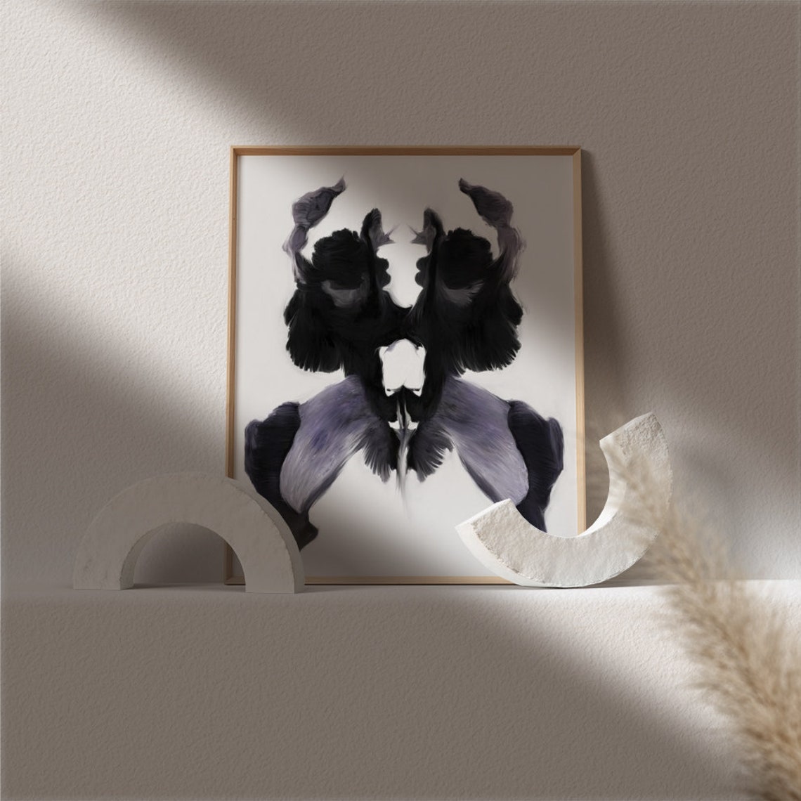 Abstract Rorschach Test Oil Painting psychology - Etsy