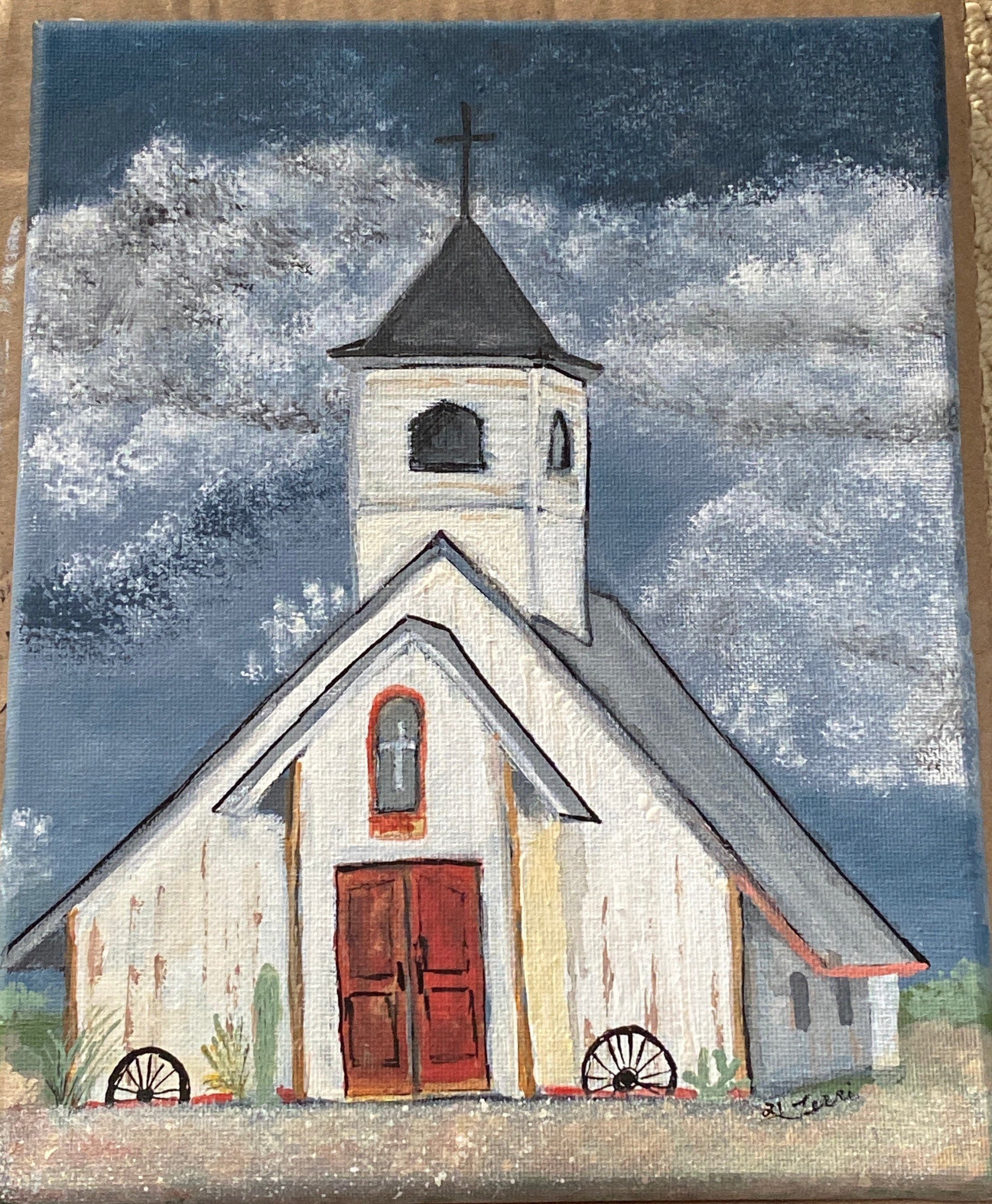 Rustic Church #4 - Etsy