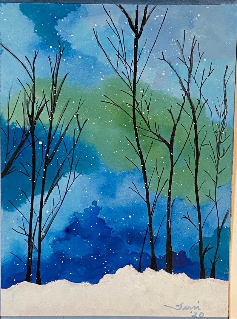 Blue Winter - Etsy