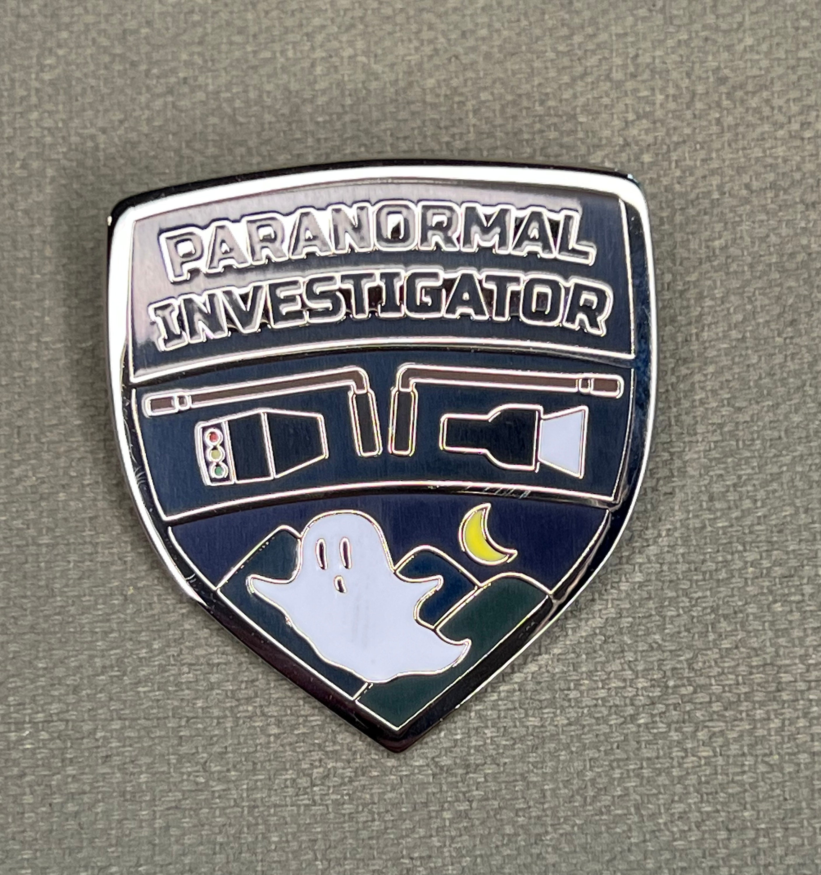 Paranormal Investigator Pin Hard Enamel - Etsy