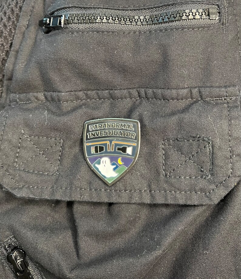 Paranormal Investigator Pin Hard Enamel - Etsy